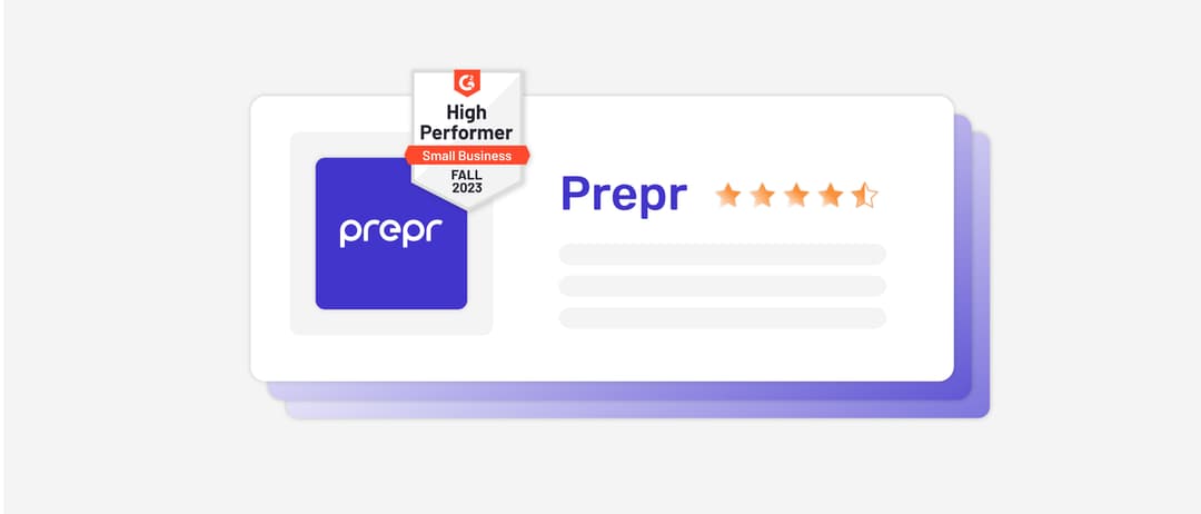 Celebrating success: Prepr earns G2's High Performer Badge for fall ...